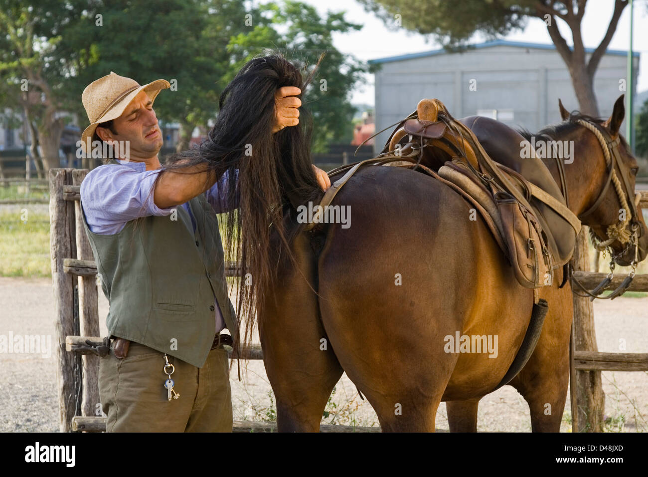 Buttero cowboy hi-res stock photography and images - Alamy