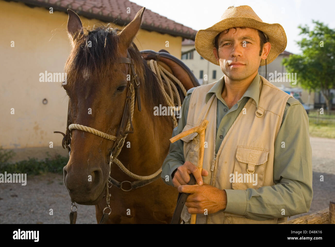 Buttero cowboy hi-res stock photography and images - Alamy