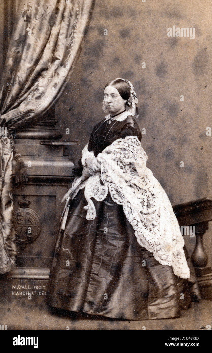 Queen Victoria, 1861, by John Jabez Mayall Stock Photo - Alamy