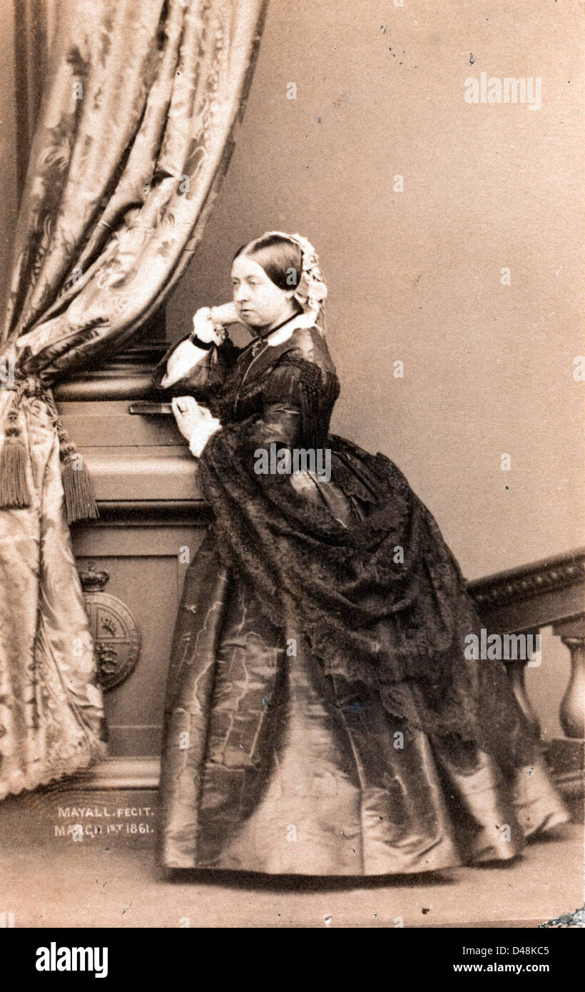 Queen Victoria, 1861, by John Jabez Mayall Stock Photo - Alamy