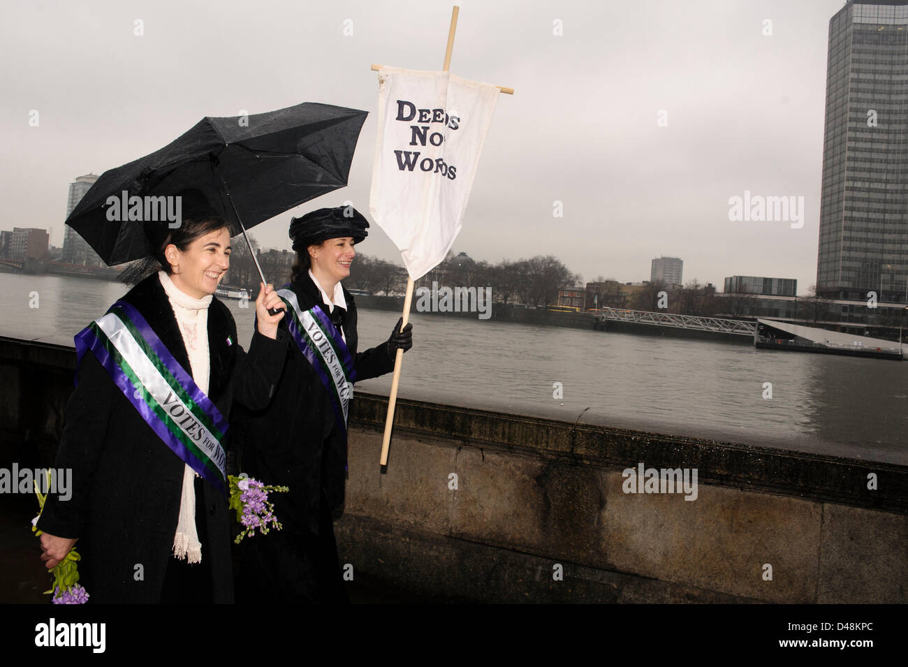 Dr Helen Pankhurst and daughter Laura lead a walk of Olympic ...
