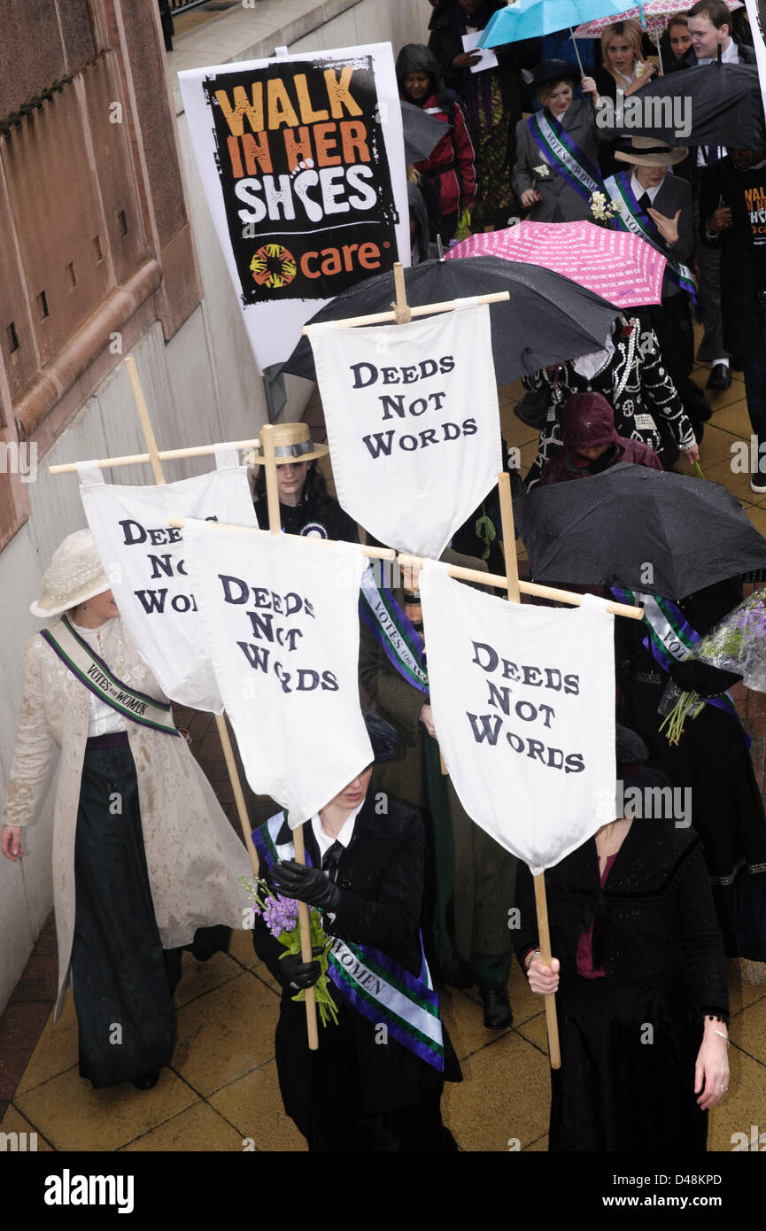 Dr Helen Pankhurst and daughter Laura lead a walk of Olympic ...