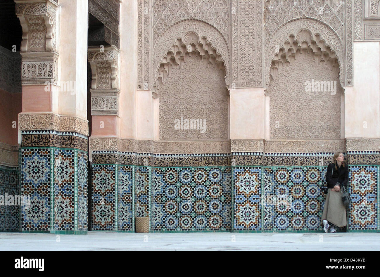 The Ben Youssef Madrasah in Marrakech, a key example of Islamic ...