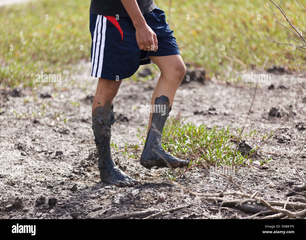 Sinking in mud hi-res stock photography and images - Alamy