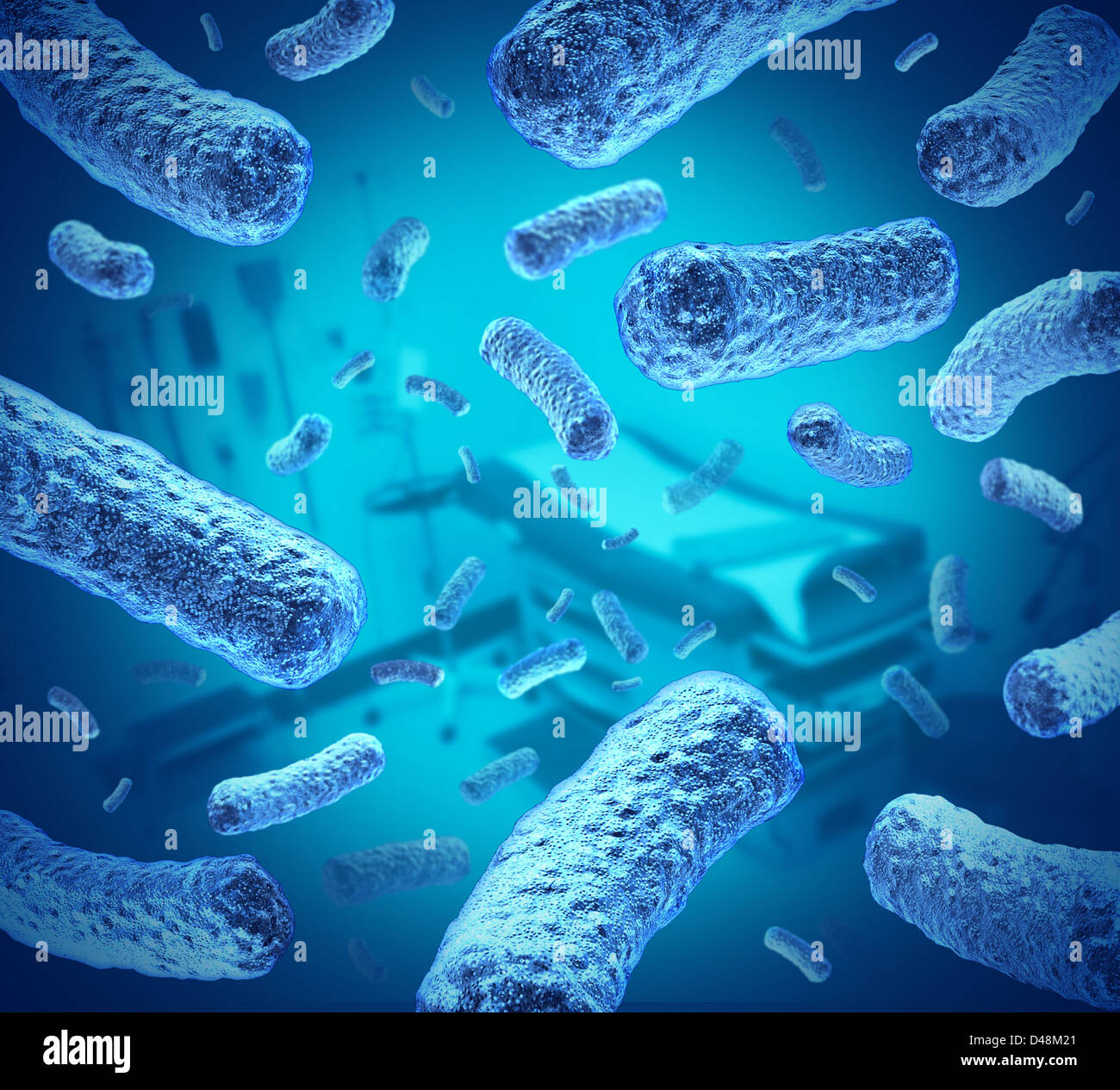 Germs floating hi-res stock photography and images - Alamy
