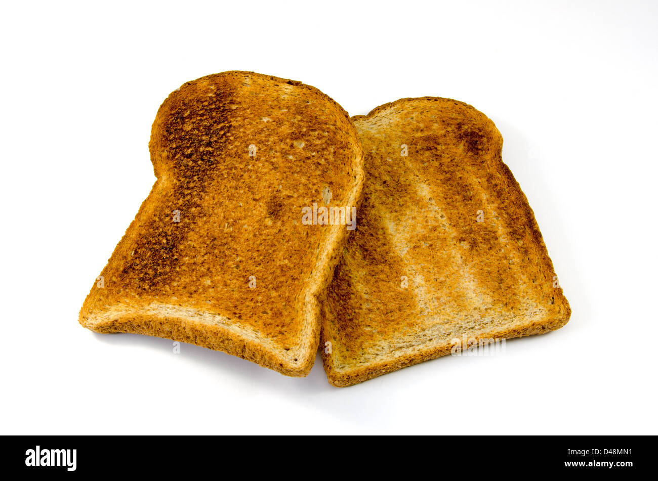 Toast on white hi-res stock photography and images - Alamy