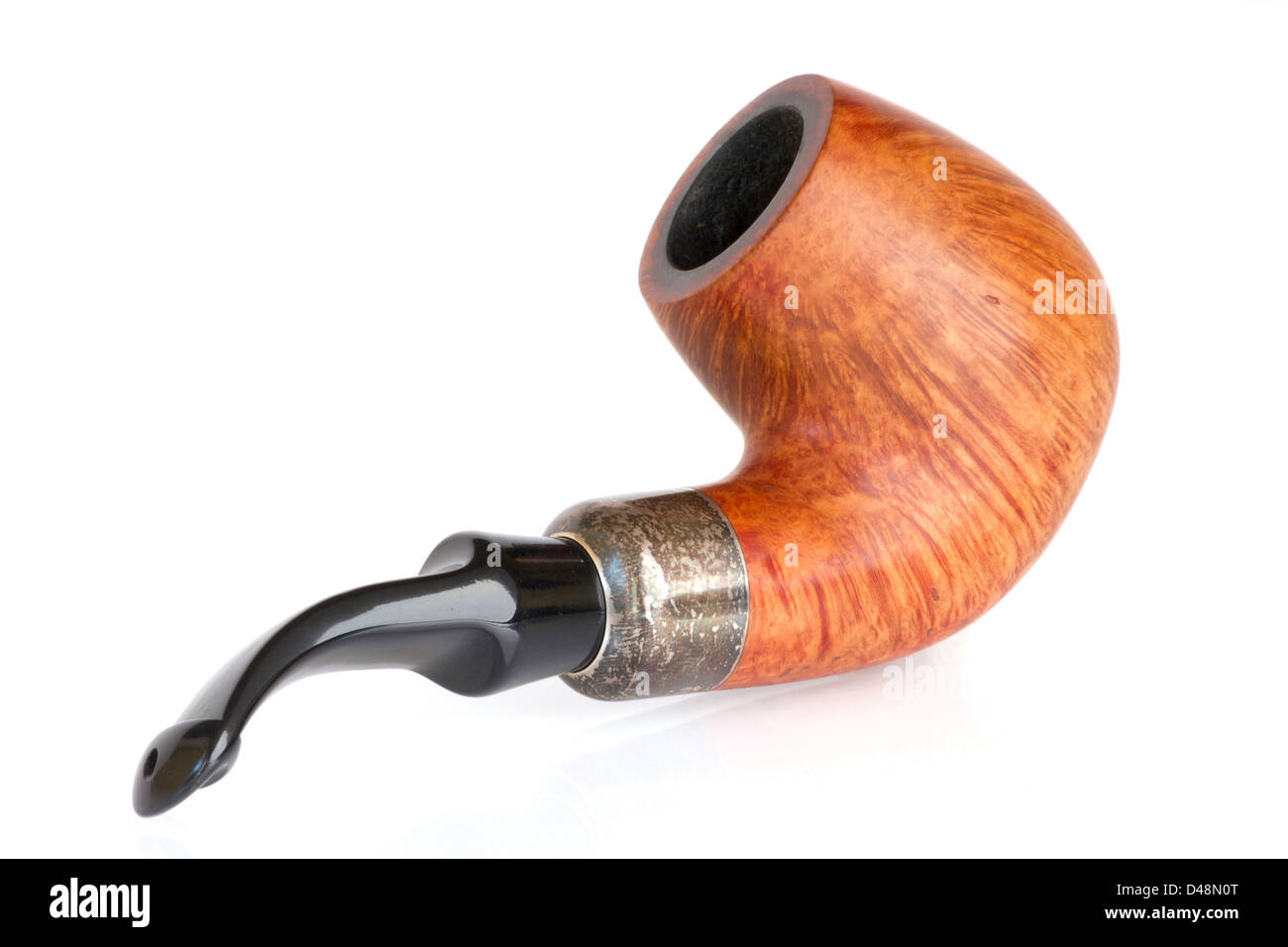 Smoking pipe on a white background with clipping path Stock Photo - Alamy