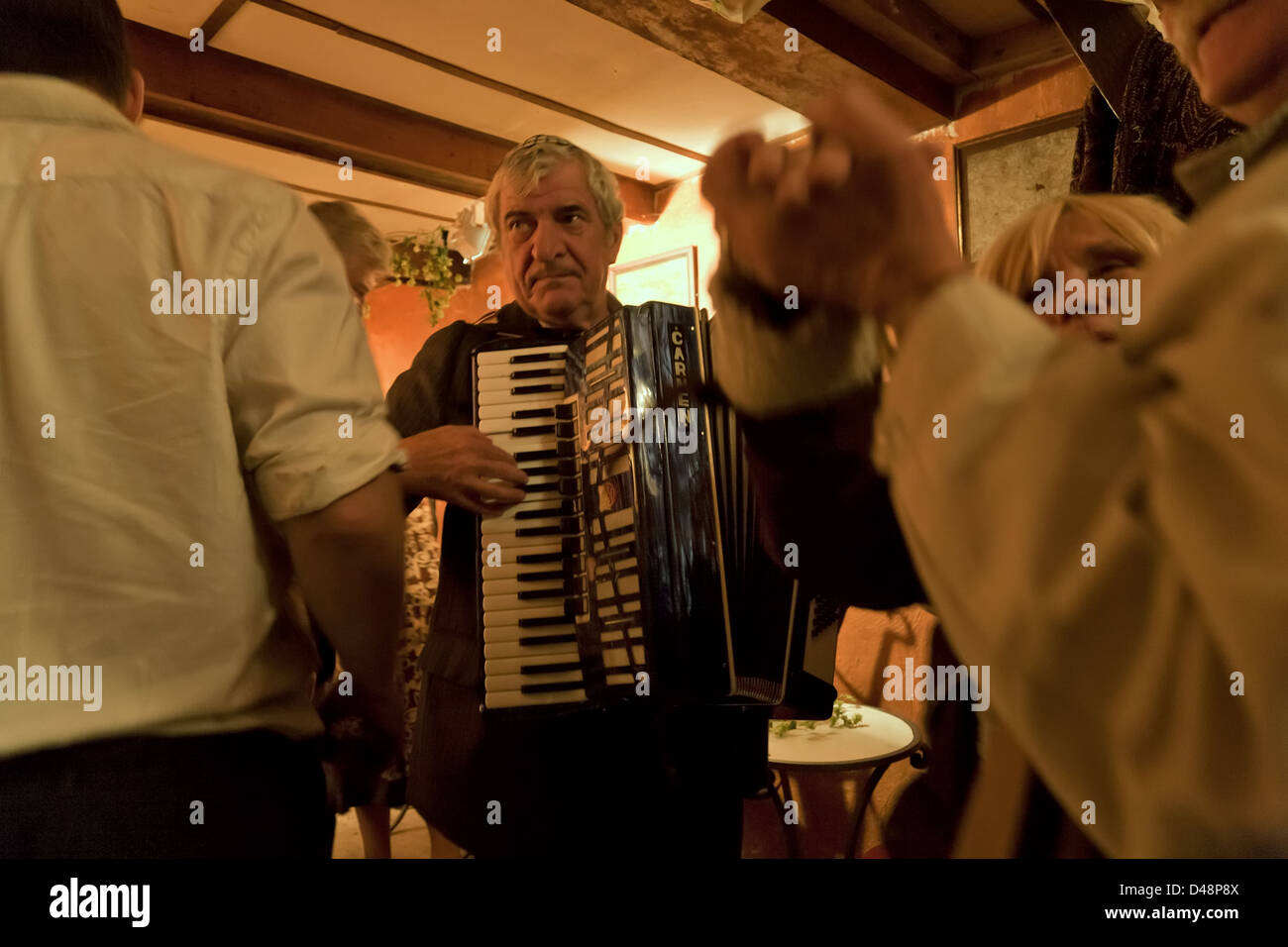 Warsaw, Poland, traditional Jewish music in a bar Stock Photo - Alamy