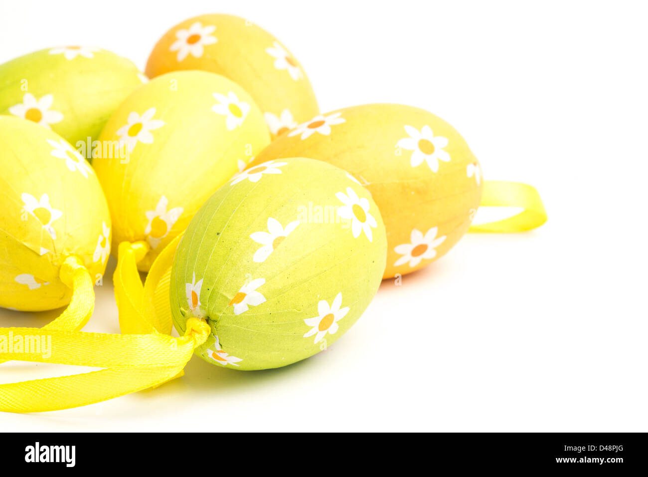 Six easter eggs Stock Photo - Alamy