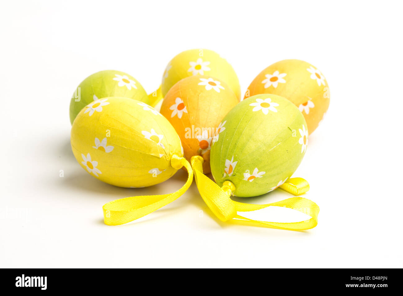 Six easter eggs together Stock Photo - Alamy