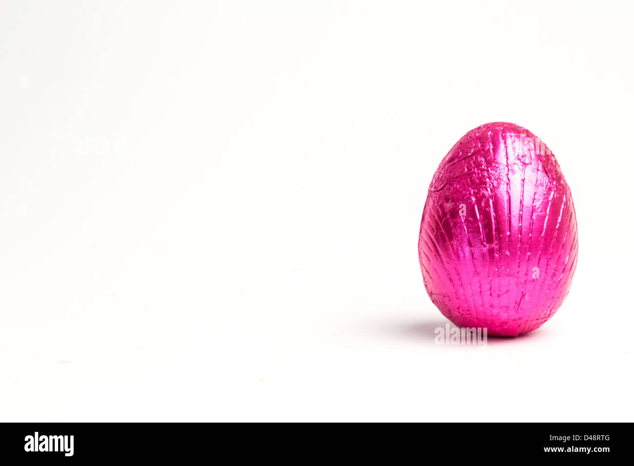 Pink easter egg Stock Photo - Alamy