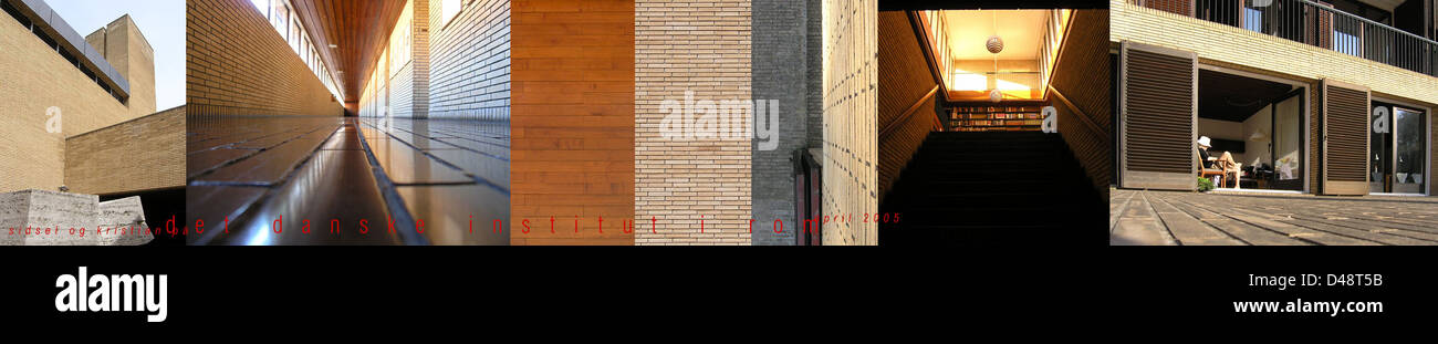 Kay Fisker’s design for the Danish Institute in Rome, completed in ...
