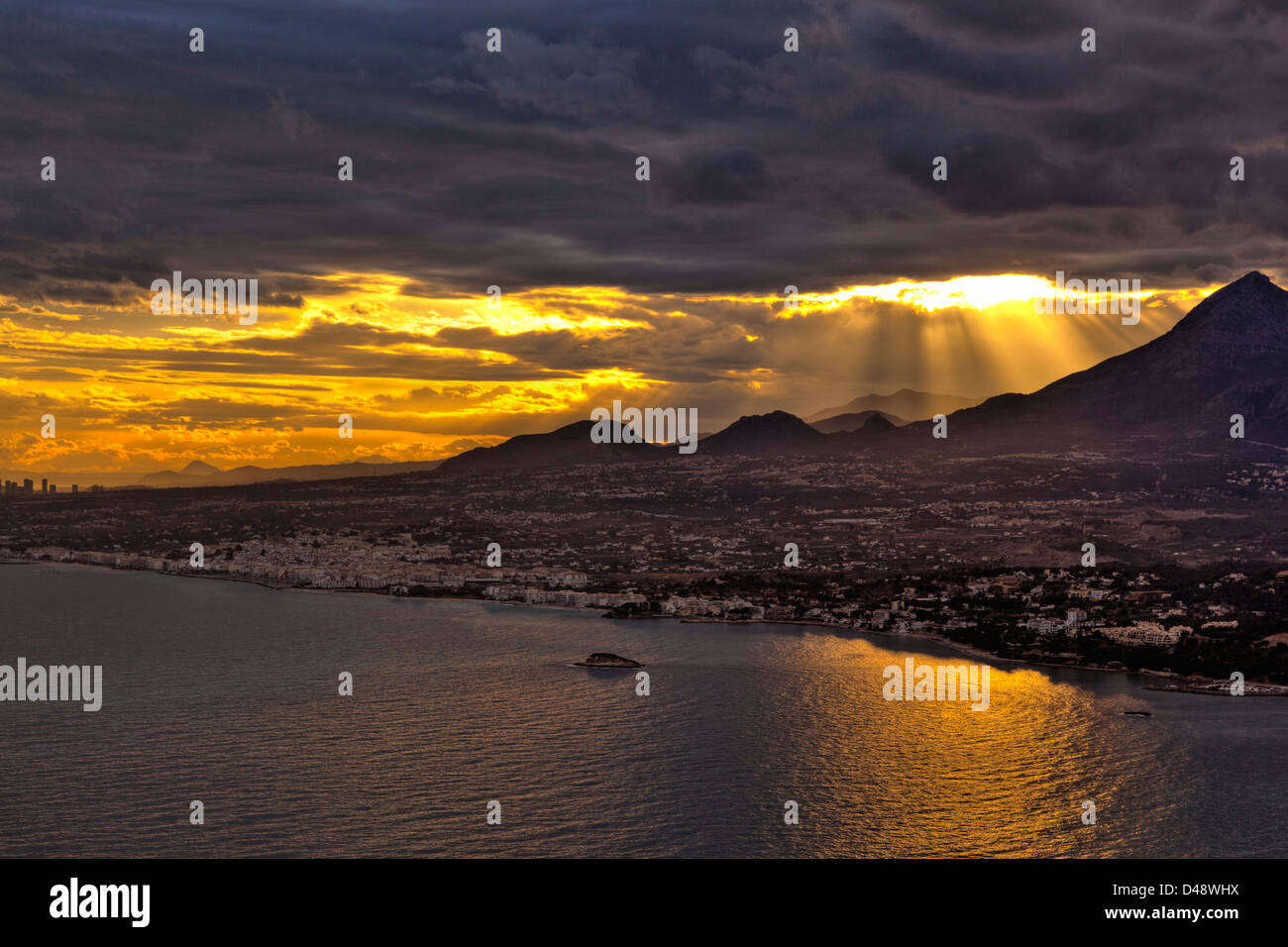 Altea europe coast bay hi-res stock photography and images - Alamy