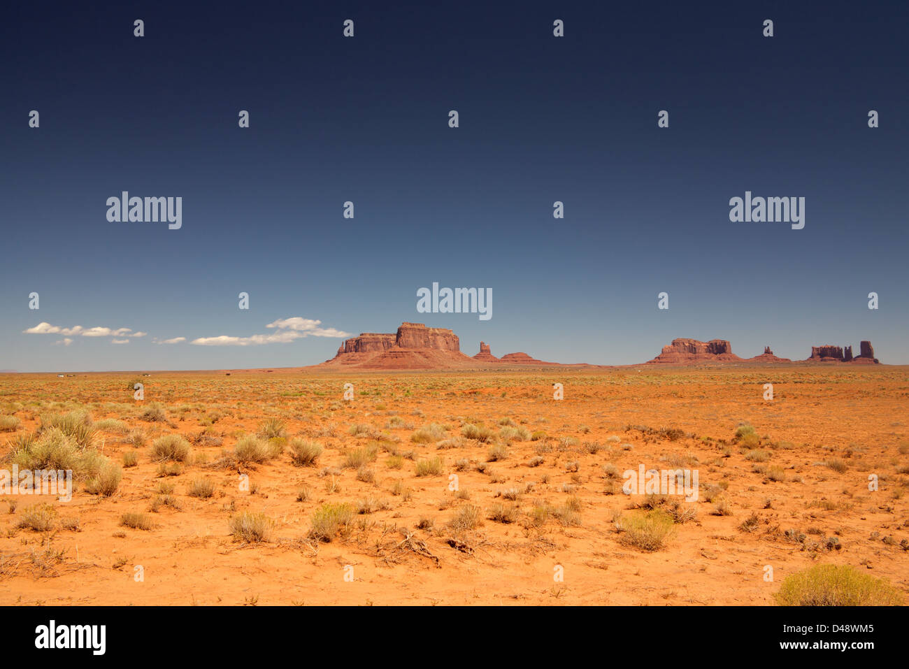 Monument Valley, Arizona-Utah State line, USA Stock Photo - Alamy