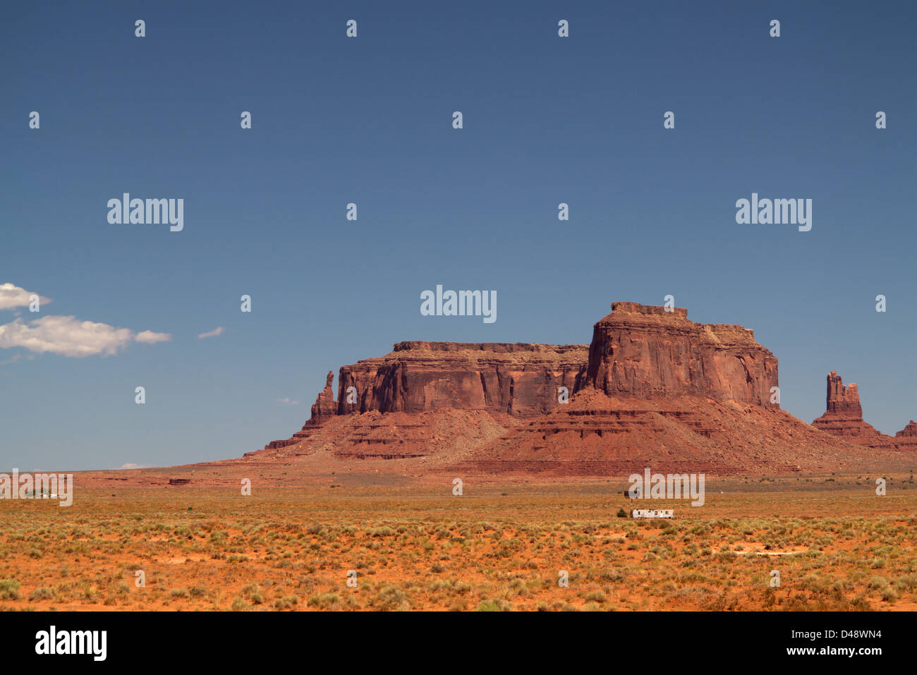 Monument Valley, Arizona-Utah State line, USA Stock Photo - Alamy
