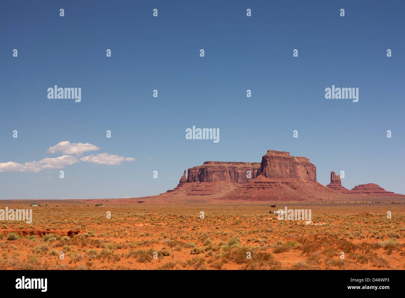 Monument Valley, Arizona-Utah State line, USA Stock Photo - Alamy