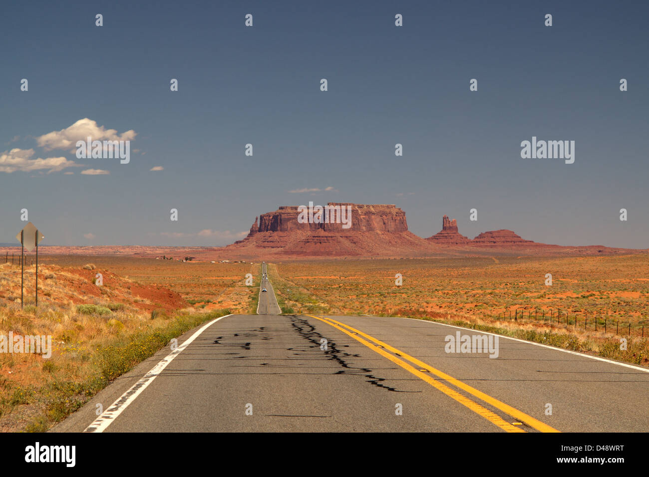 Monument Valley, Arizona-Utah State line, USA Stock Photo - Alamy