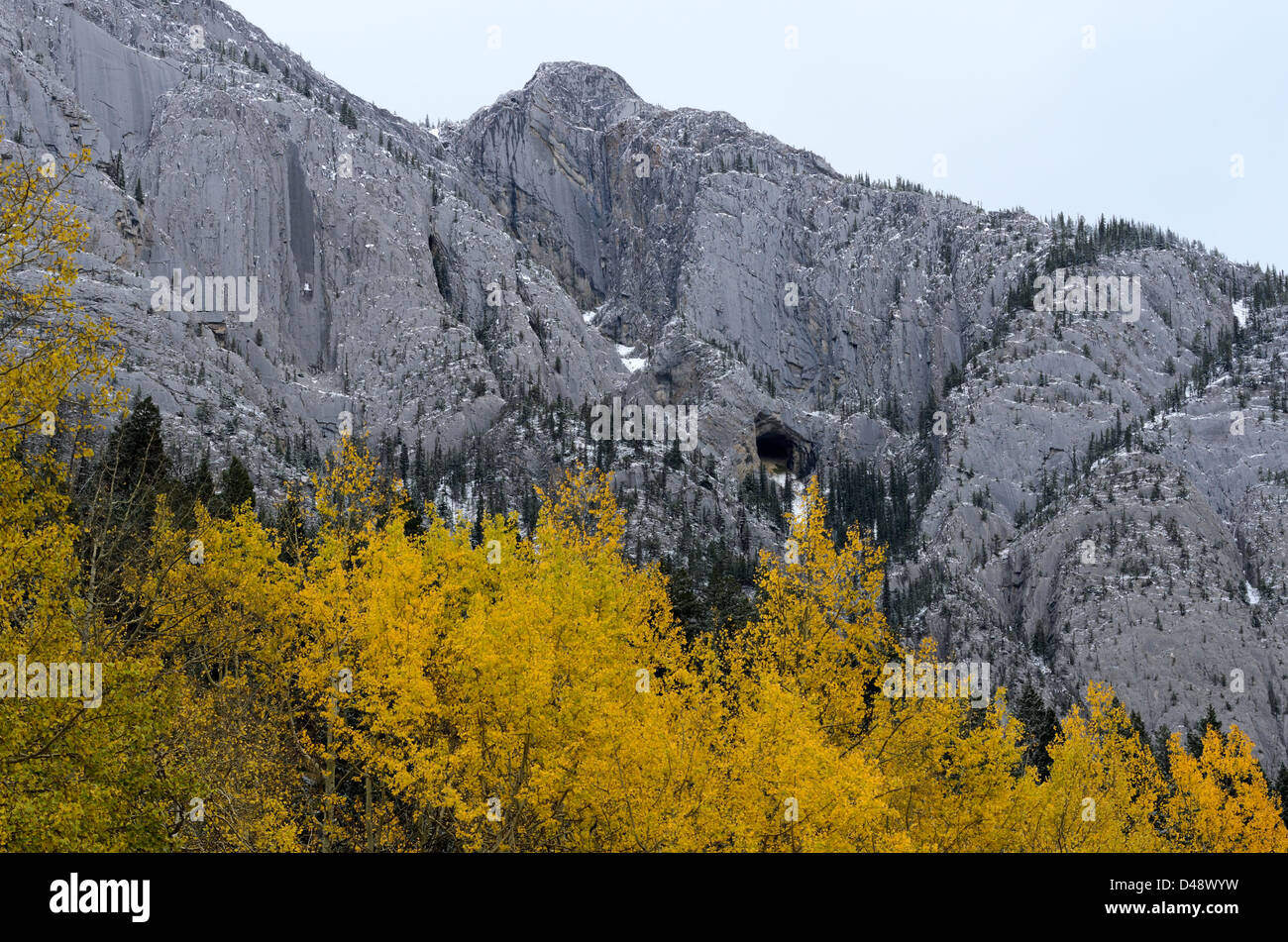 Hole in the Wall Cave in Mount Norquay Bow Valley Banff National Park ...