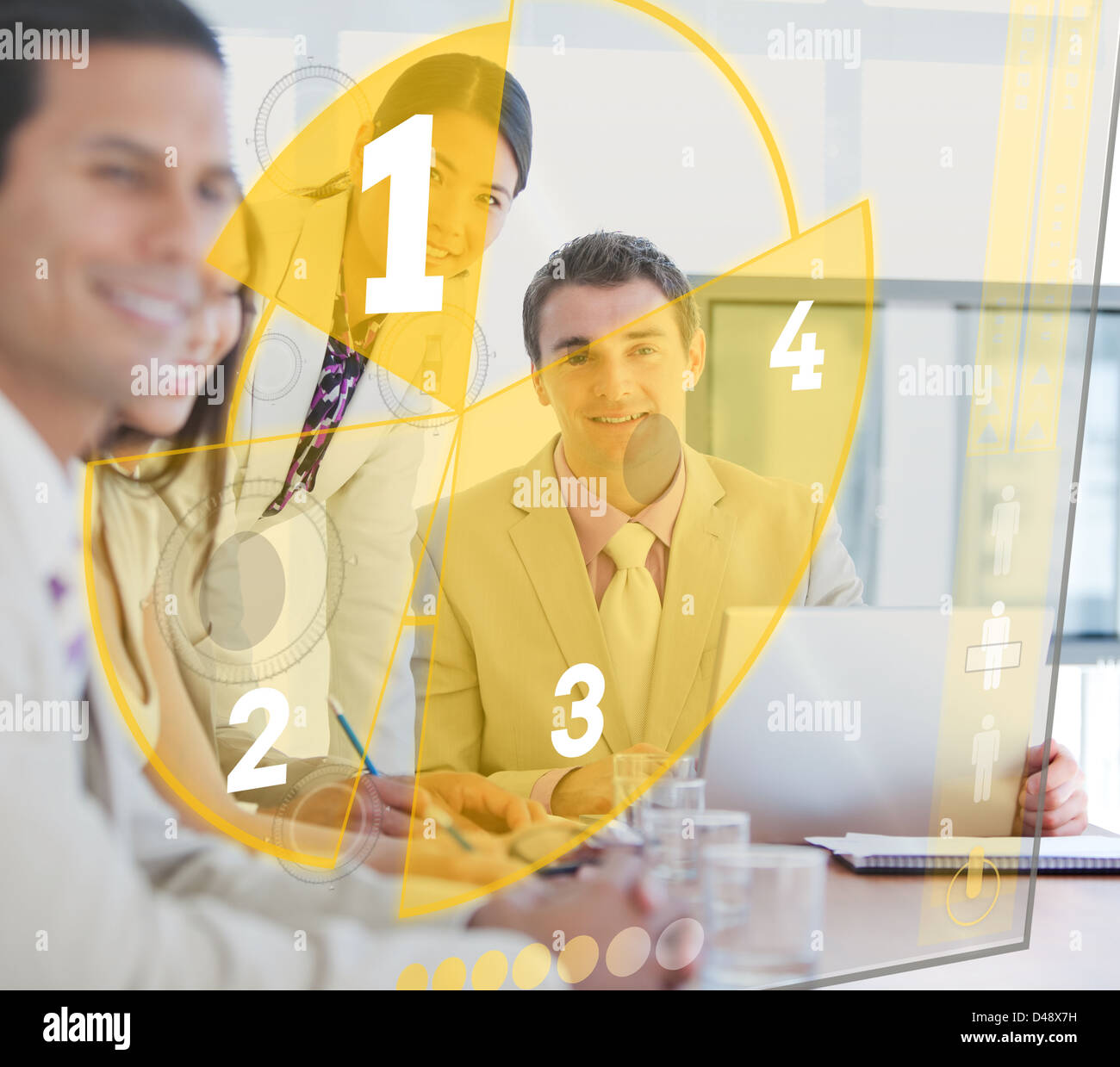 Business discussion chart hi-res stock photography and images - Alamy