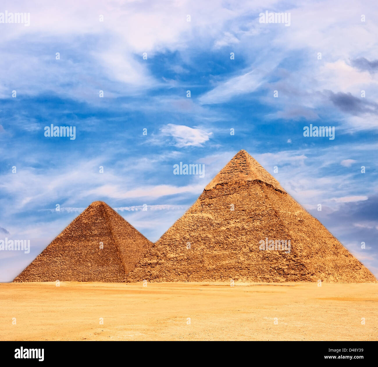 Pyramid in Egypt Stock Photo - Alamy