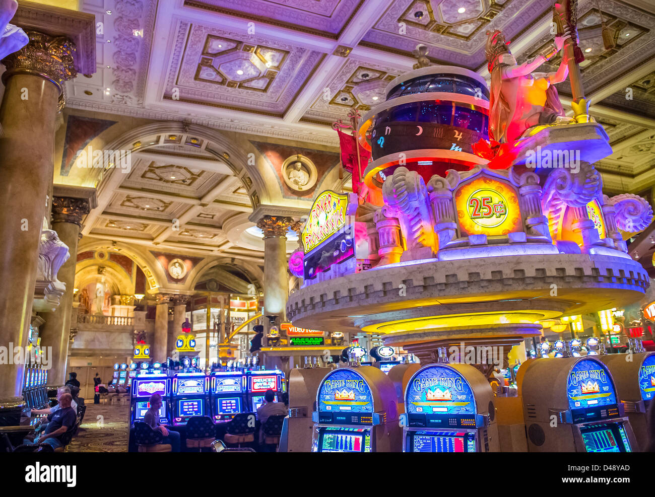 The casino of Caesar Palace in Las Vegas Stock Photo - Alamy