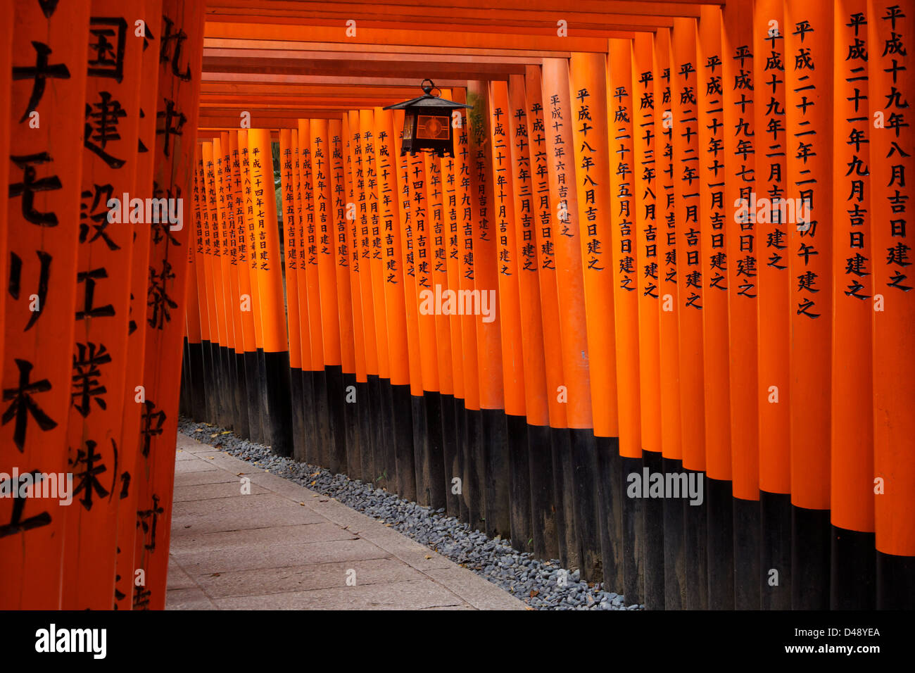 Fushimi Inari Torii Gate Tunnel Stock Photo - Alamy