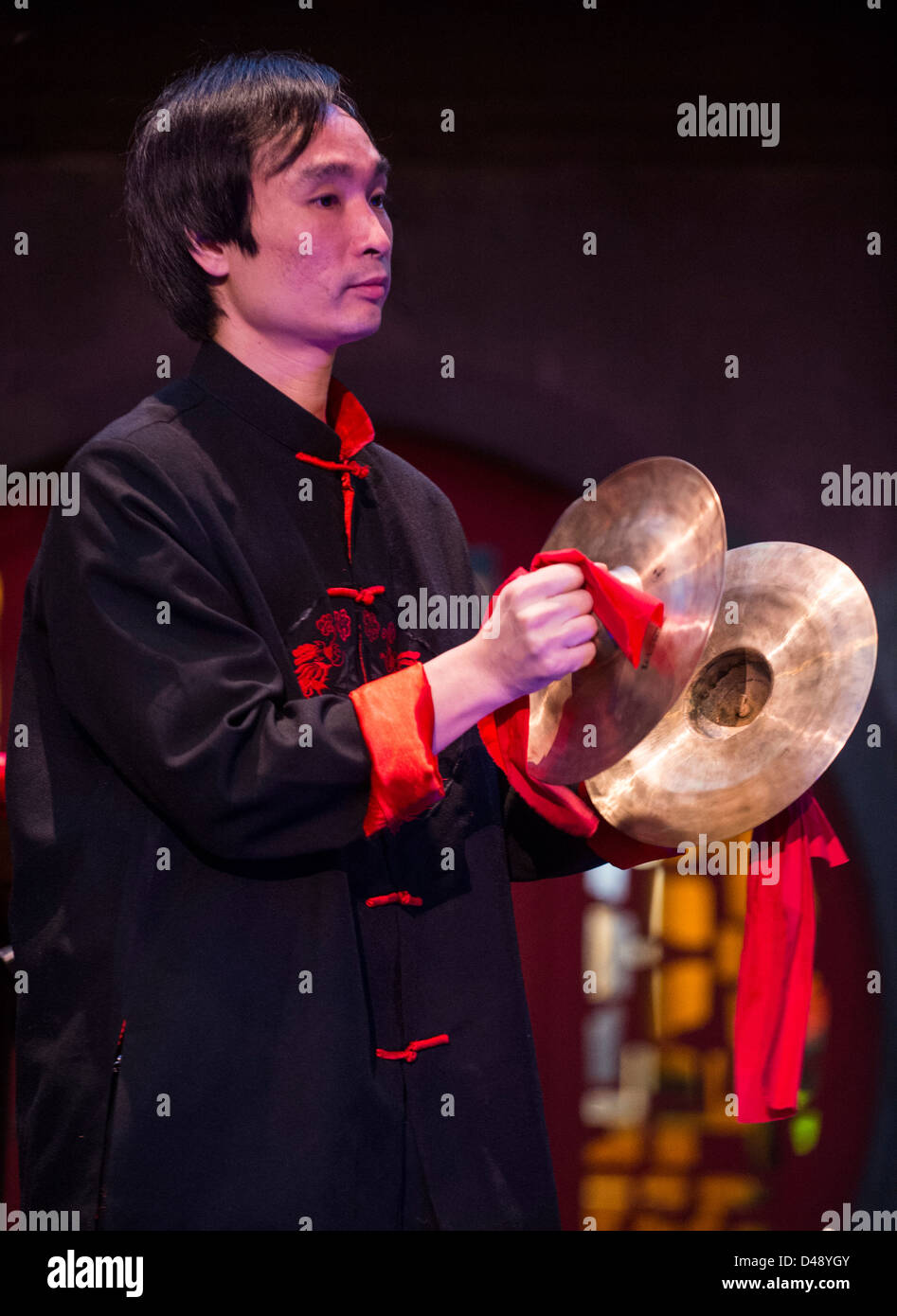 Chinese musician perform during the Chinese New Year celebrations in ...