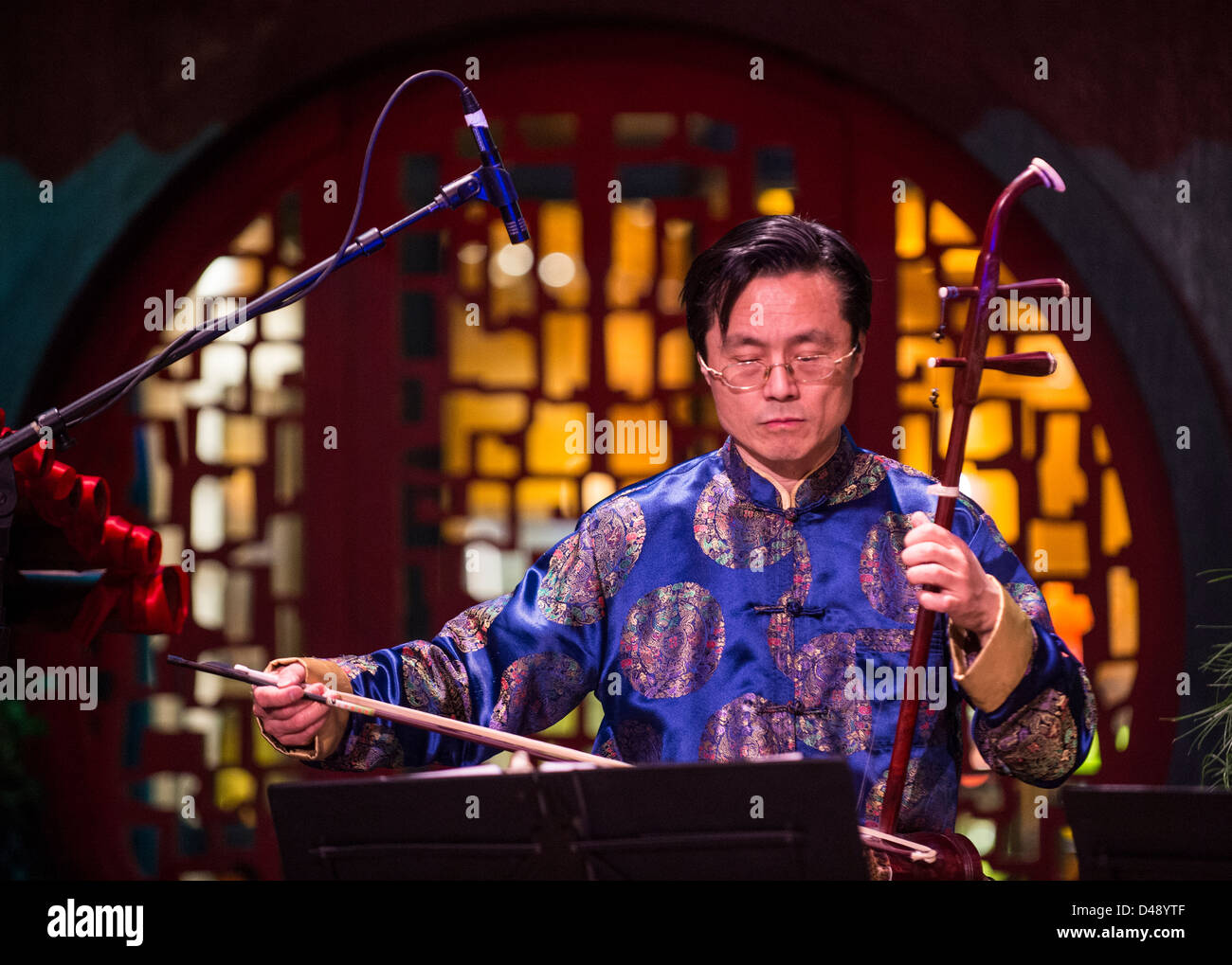 Chinese musician perform during the Chinese New Year celebrations in ...