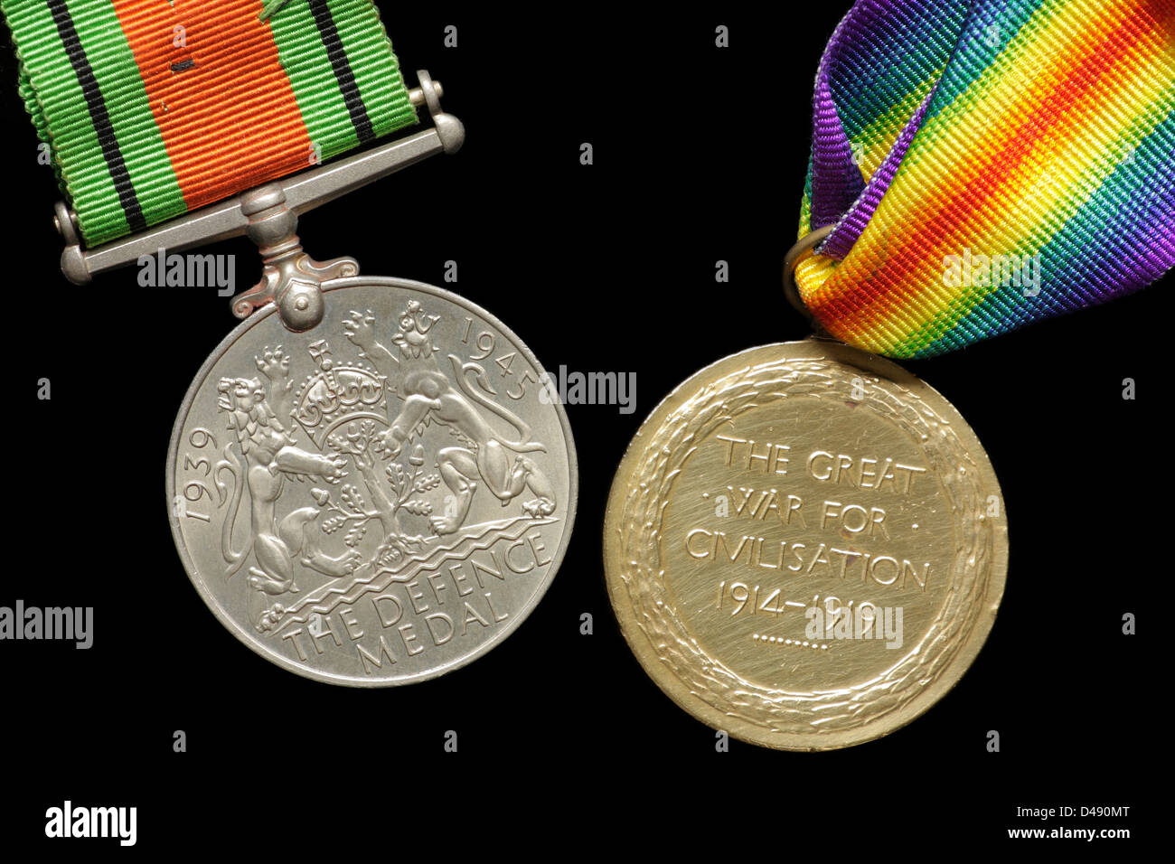 First world war medals hi-res stock photography and images - Alamy