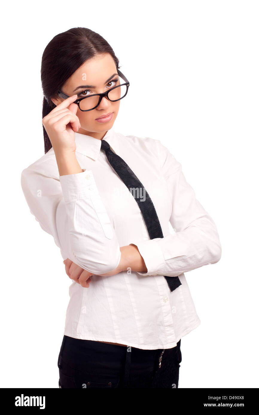 Portrait of business woman Stock Photo - Alamy