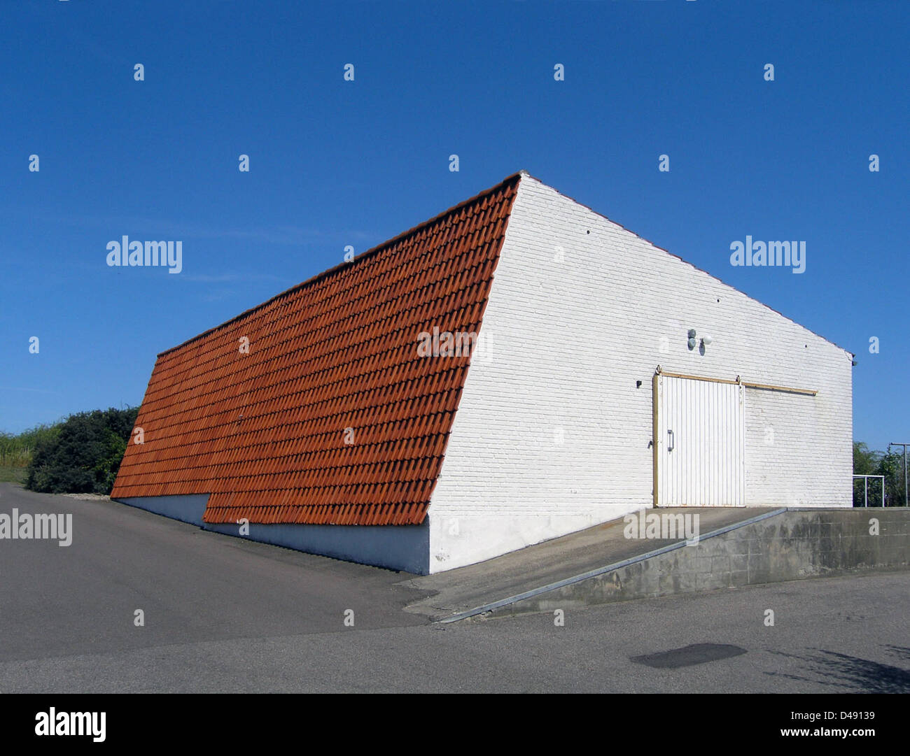 Arne Jacobsen's Smokehouse in Odden, Denmark, built in 1943, is a ...