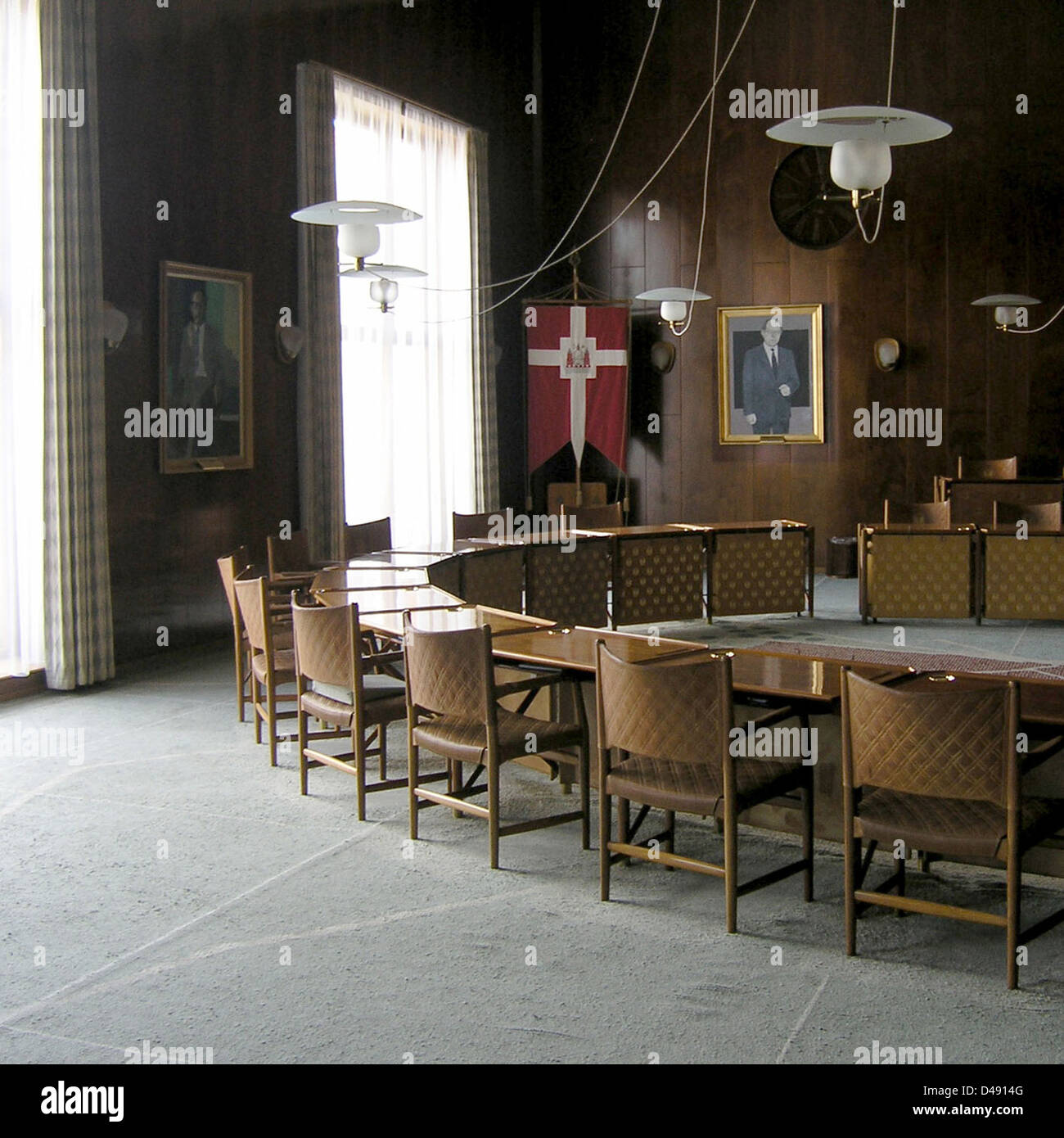 Aarhus Town Hall, designed by Arne Jacobsen between 1937-1942, is a ...