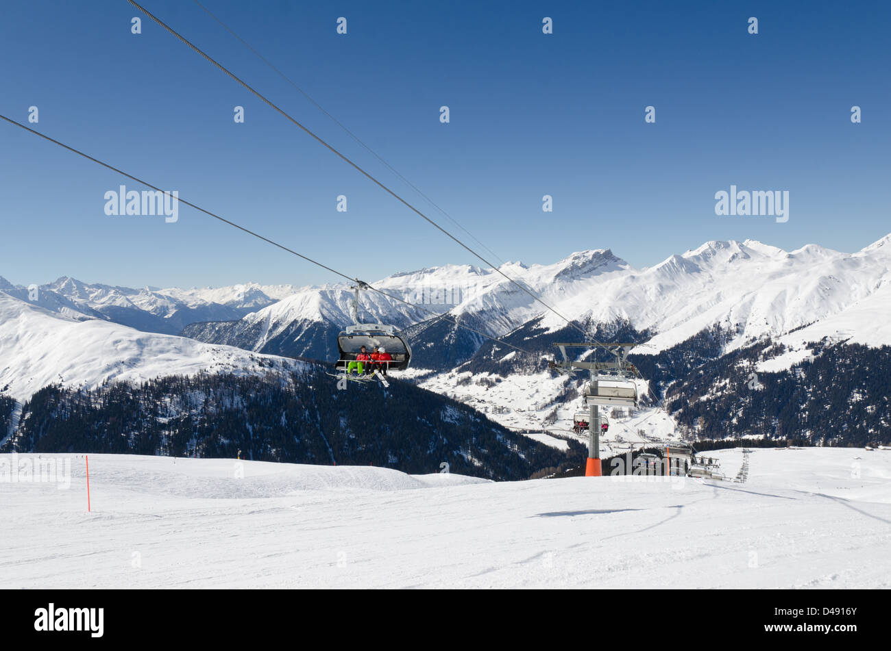 Alps Mountains, Davos, Switzerland Stock Photo - Alamy