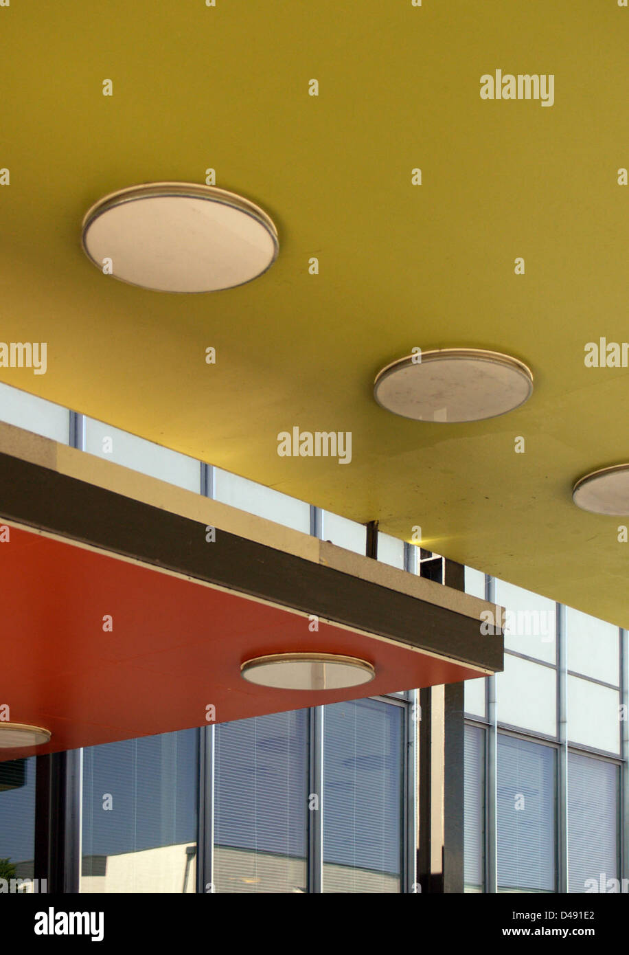 The Rødovre Town Hall, designed by Arne Jacobsen between 1952-1956, is ...