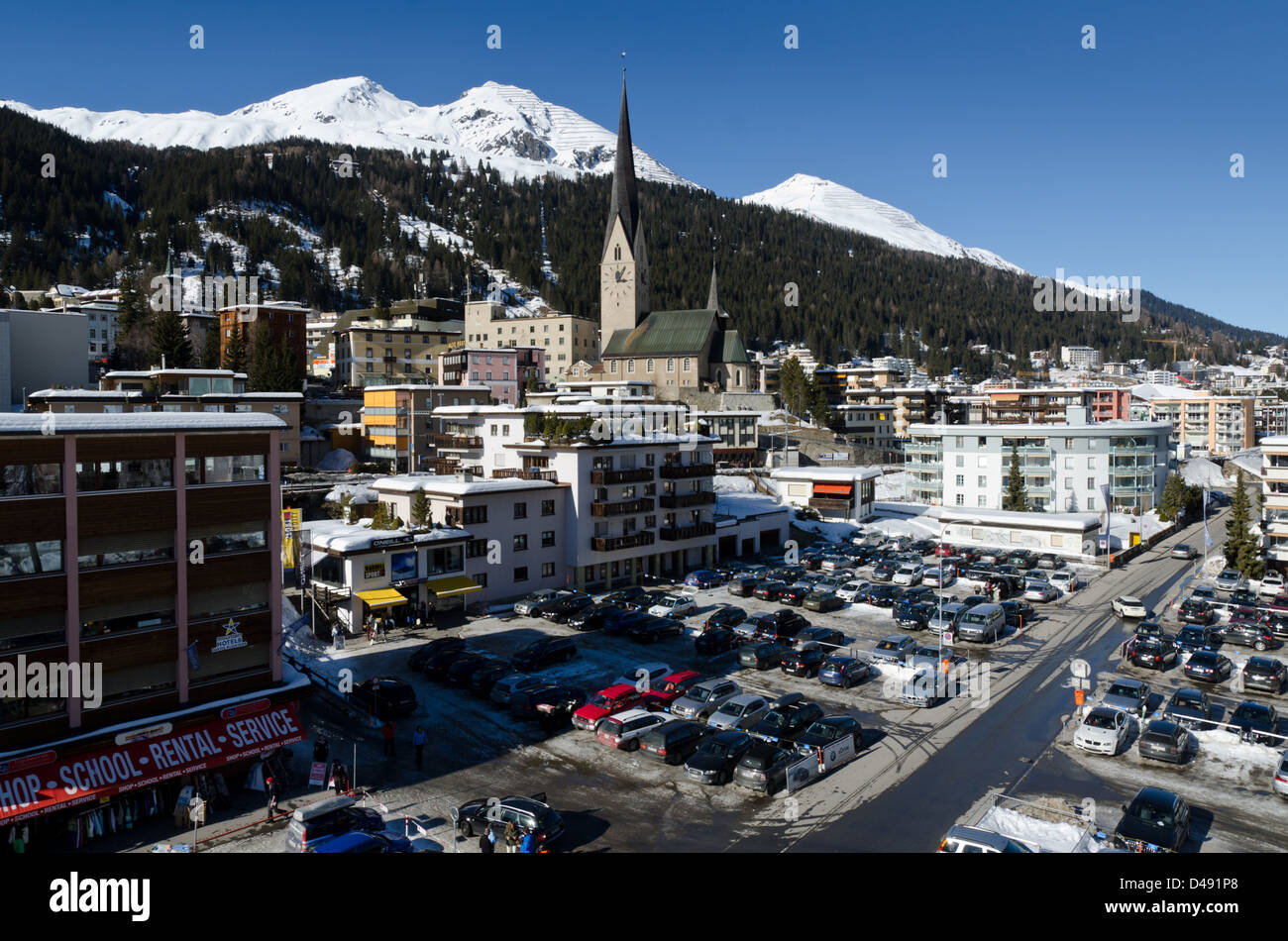Davos switzerland hi-res stock photography and images - Alamy