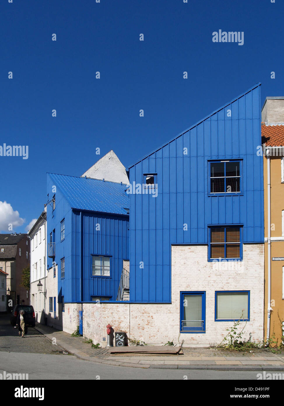 Det Blå Hjørne, designed by Tegnestuen Vandkunsten in 1983, is a ...