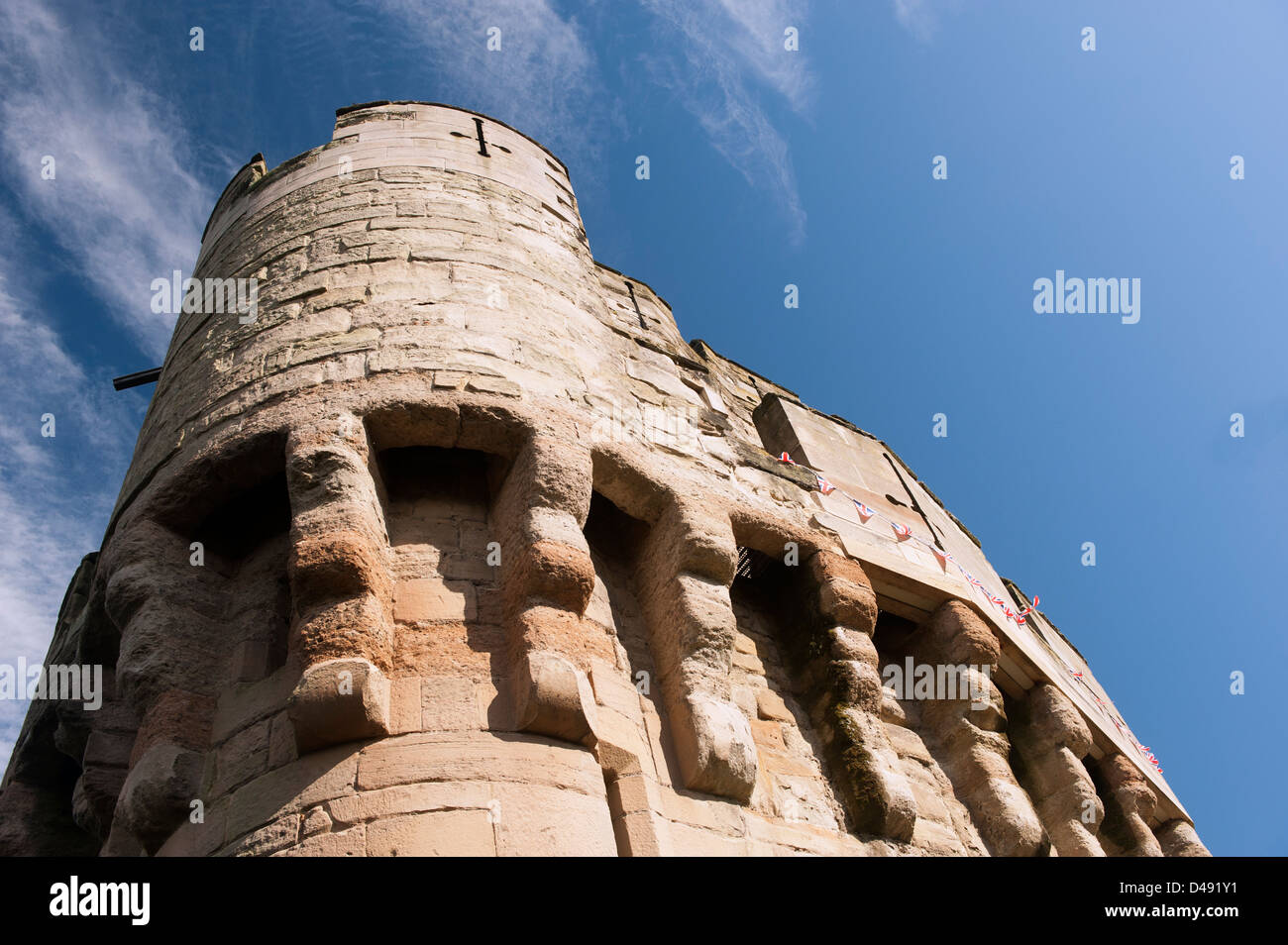 Twin turret entrance hi-res stock photography and images - Alamy