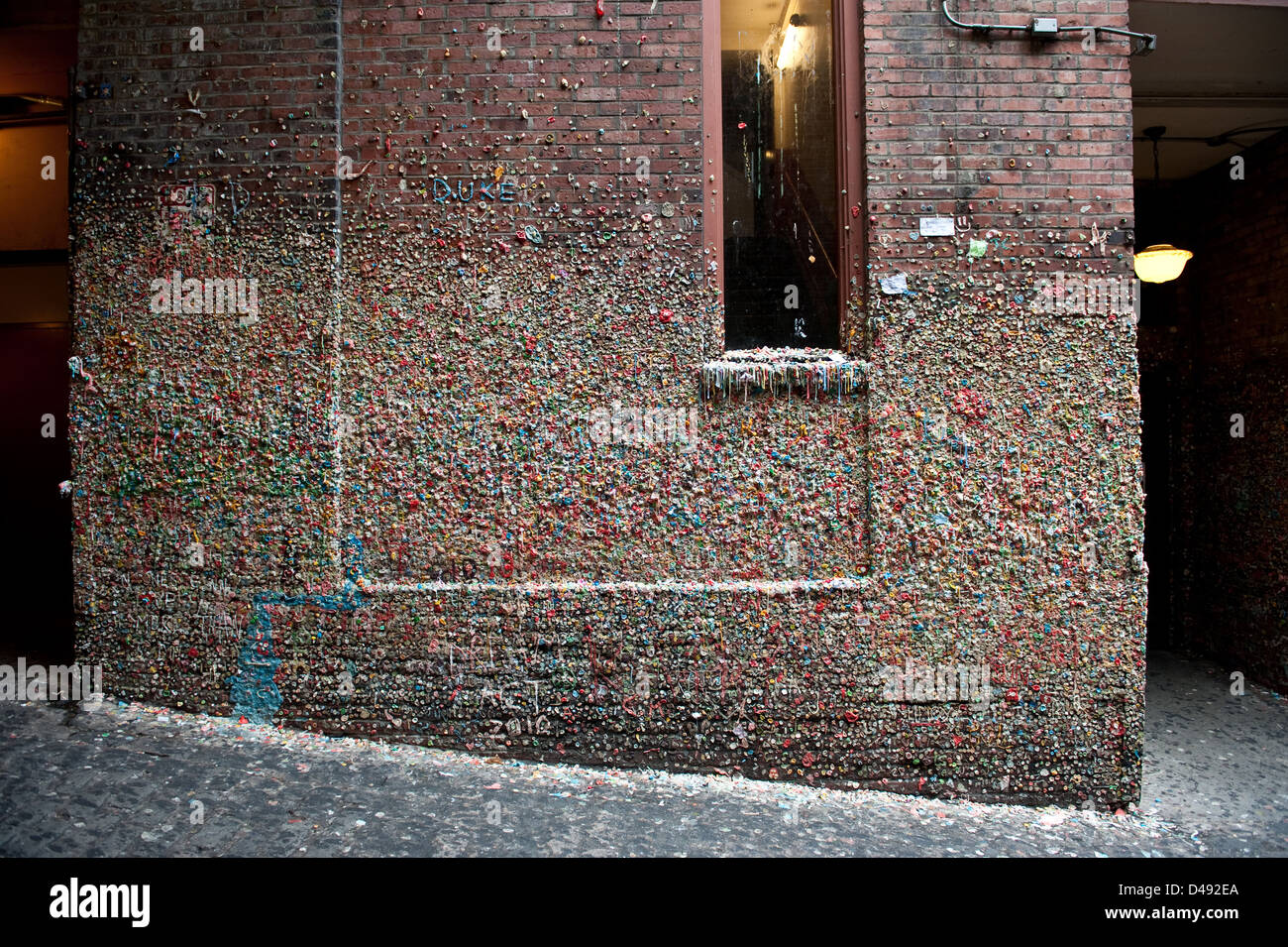 Seattle, Washington, the Seattle Gum Wall Stock Photo - Alamy