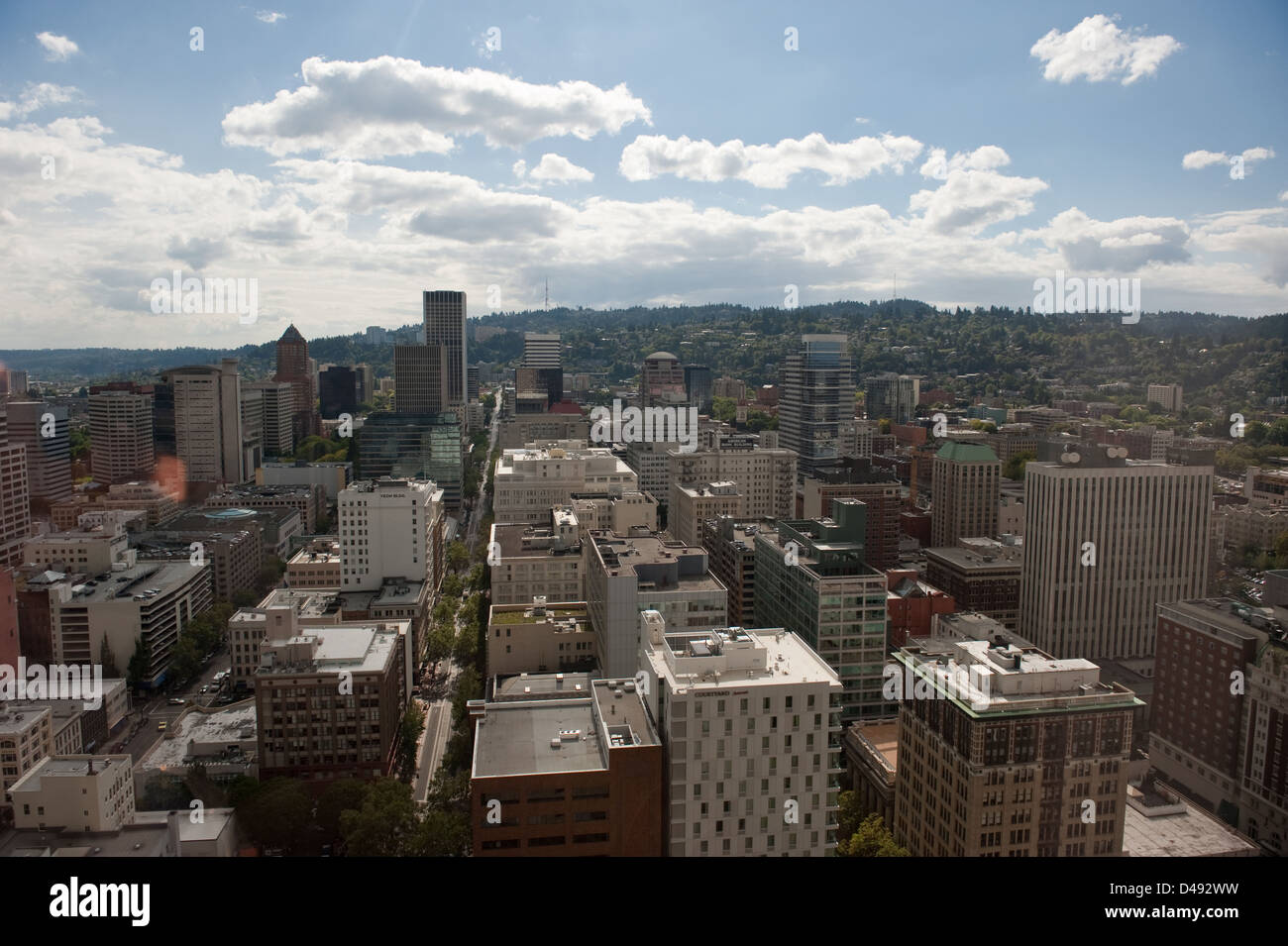 Portland overview hi-res stock photography and images - Alamy