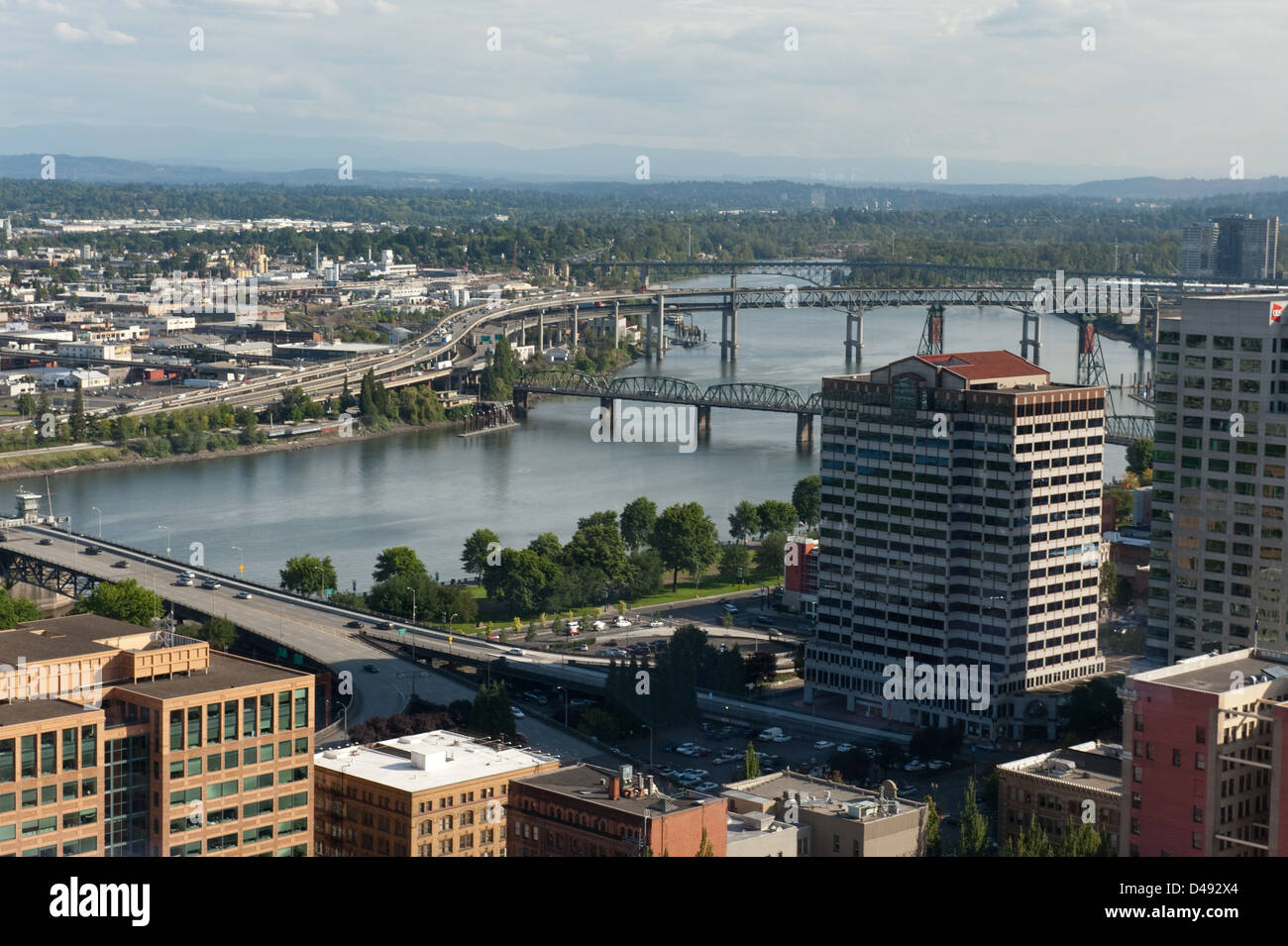 Portland, Oregon, a city view Stock Photo - Alamy