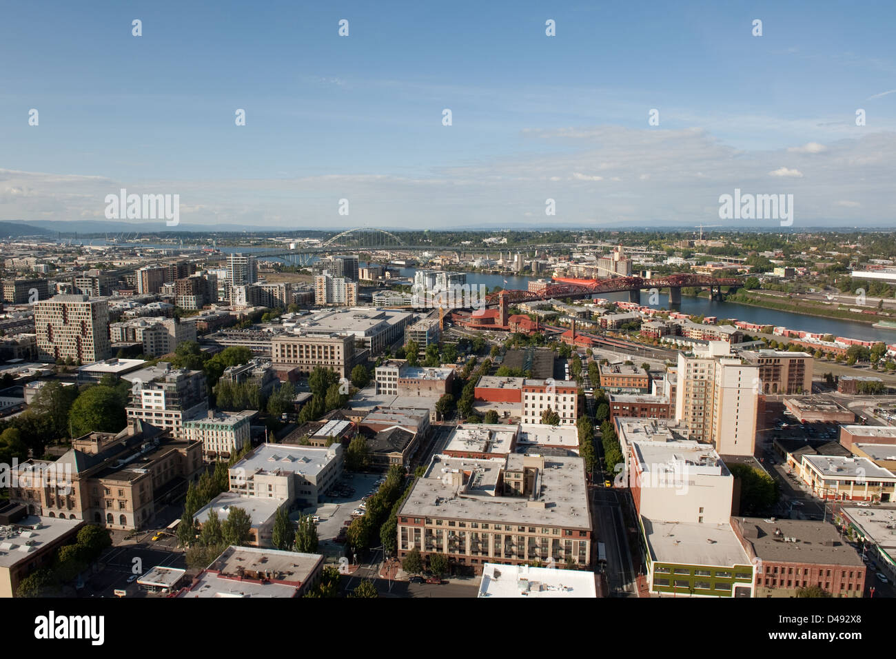 Portland overview hi-res stock photography and images - Alamy