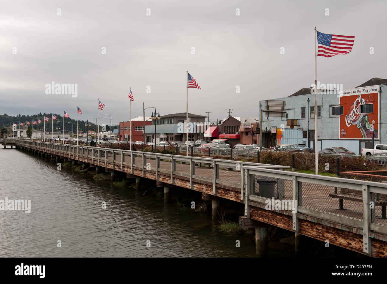 American flags and banners hi-res stock photography and images - Alamy