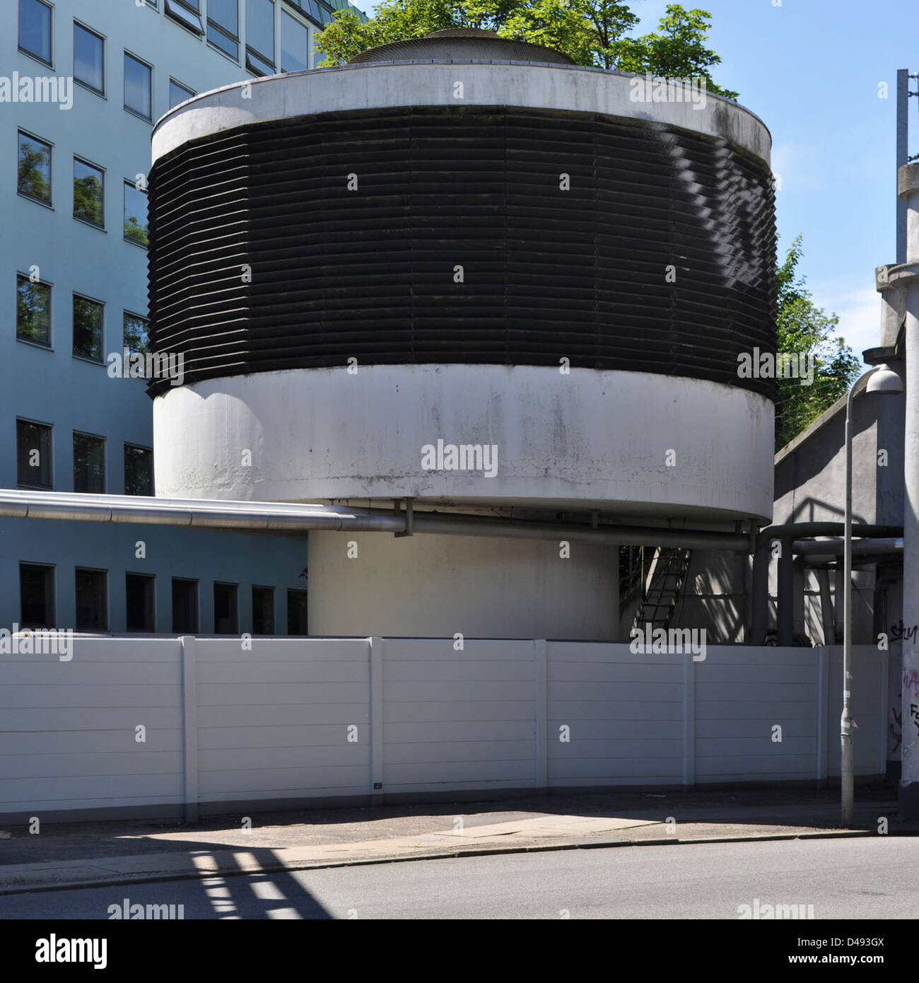 Arne Jacobsen's NOVO building in Copenhagen (1954-1955) exemplifies ...