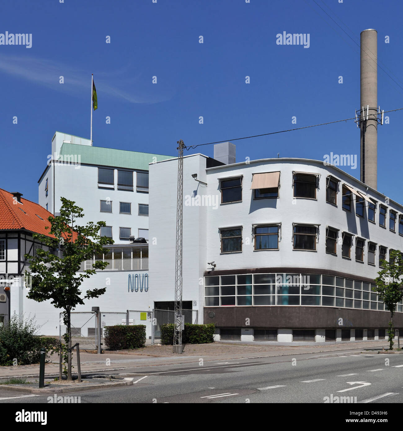 Arne Jacobsen’s design for the NOVO Laboratories in Copenhagen (1934 ...