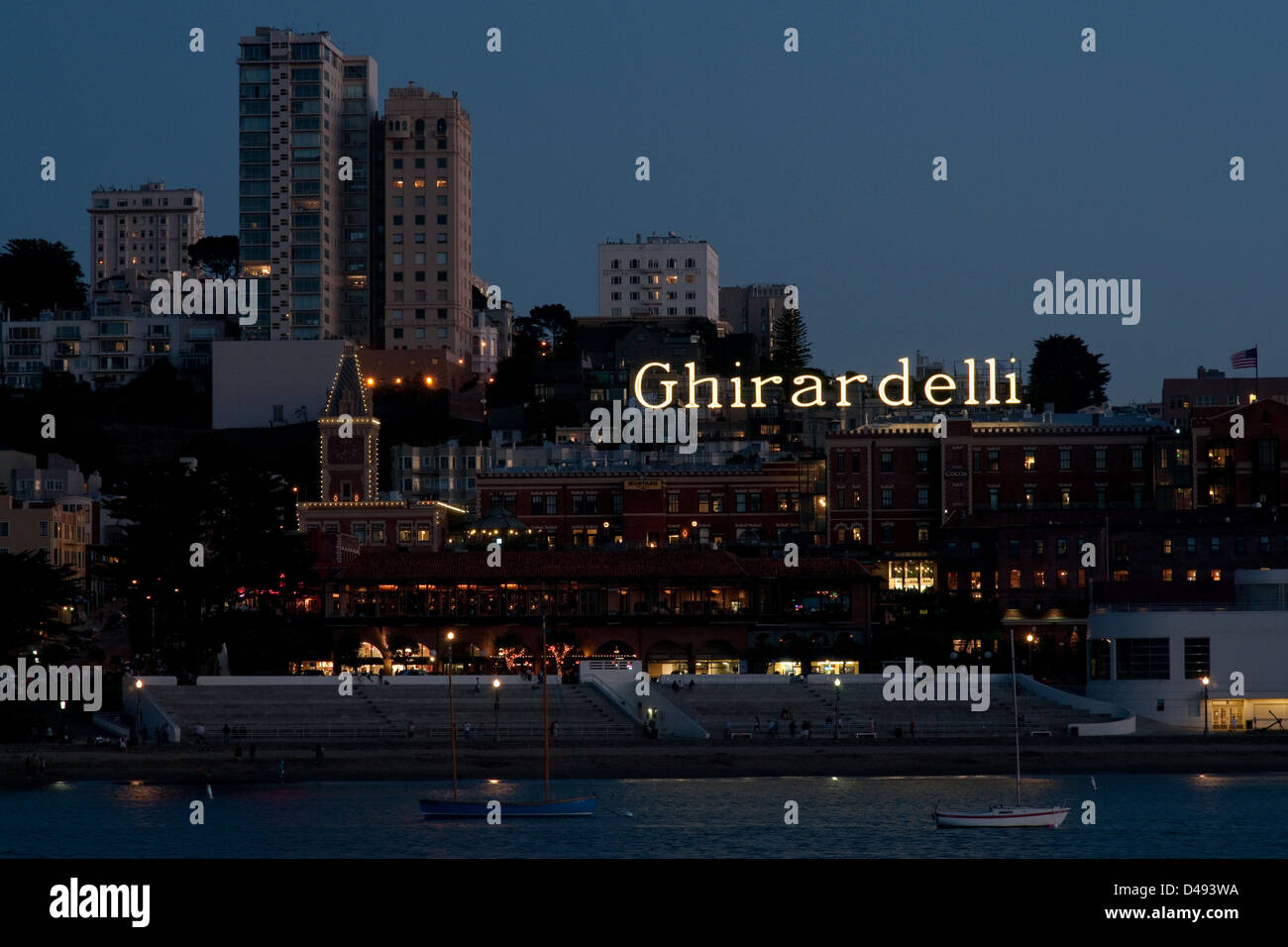 At San Francisco, USA, Ghirardelli Square Chocolate factory in ...