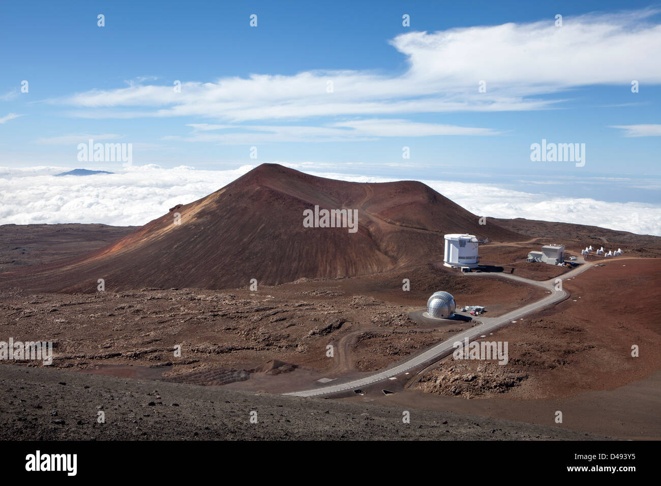 Satellite receivers and Deep Space Telescopes at the Summit of Hawaii's ...