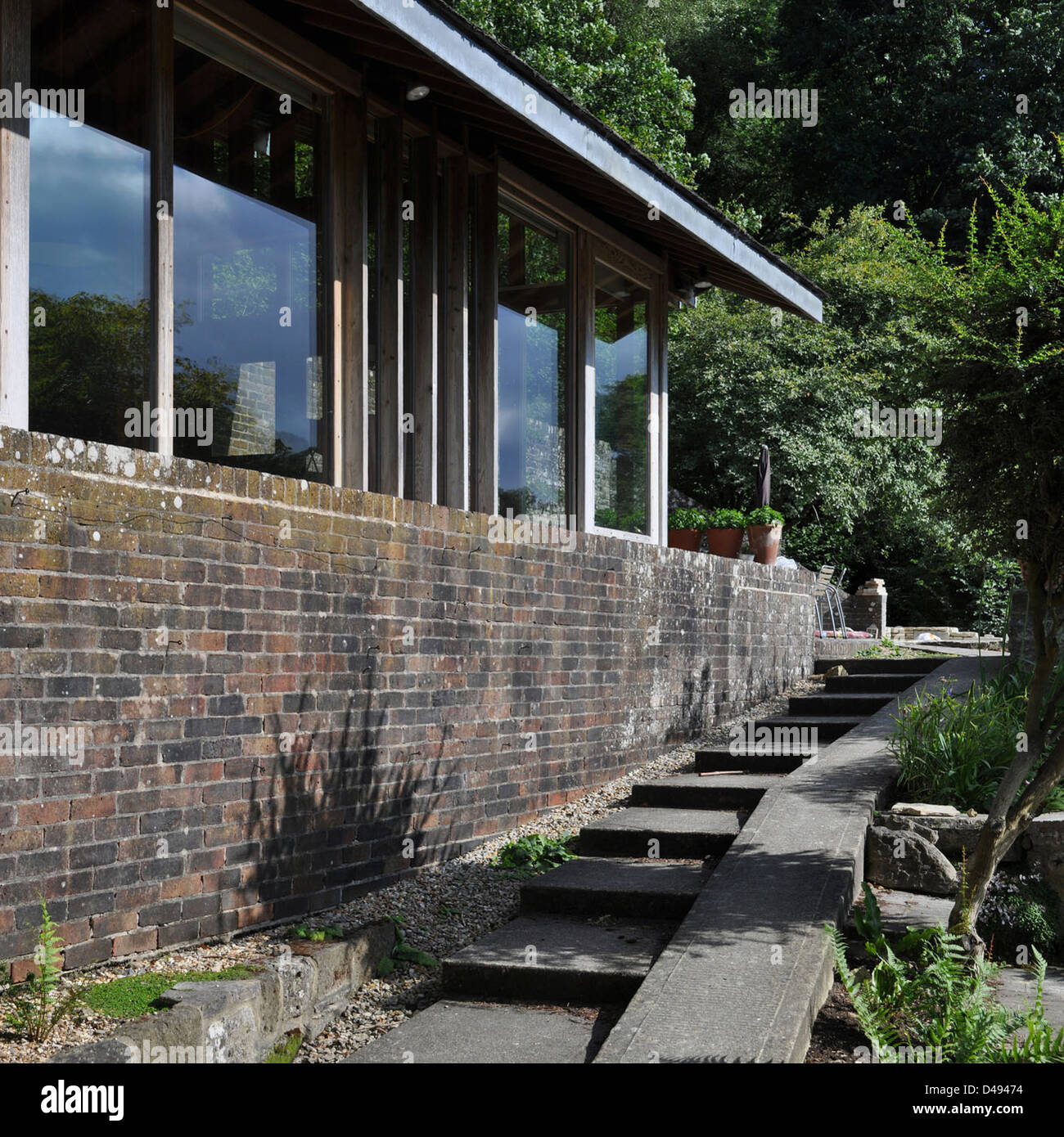 The Ansty Plum Ramp, designed by Alison and Peter Smithson in 1987, is ...
