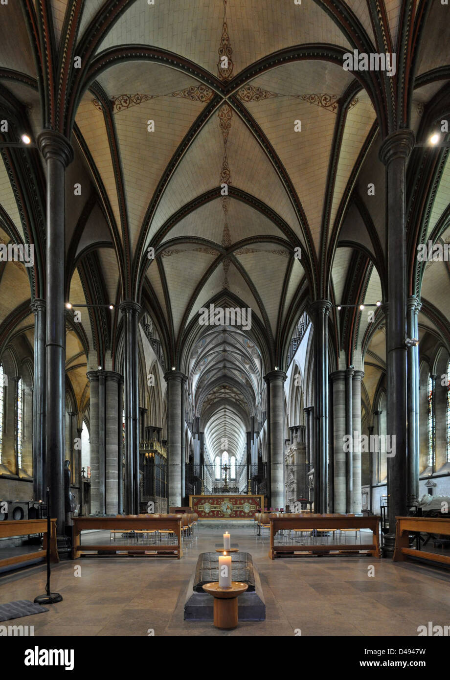 Salisbury Cathedral, with its iconic Trinity Chapel, was completed in ...
