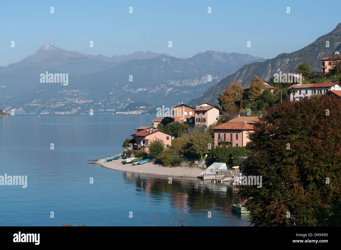 Lake como lezzeno village lakes hi-res stock photography and images - Alamy