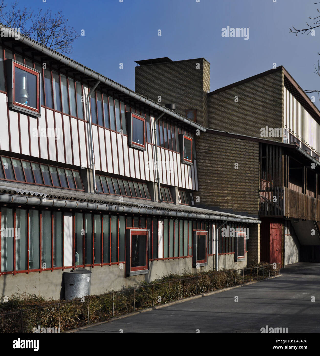 Hans Chr. Hansen's design for Hanssted Skole in Copenhagen, built ...